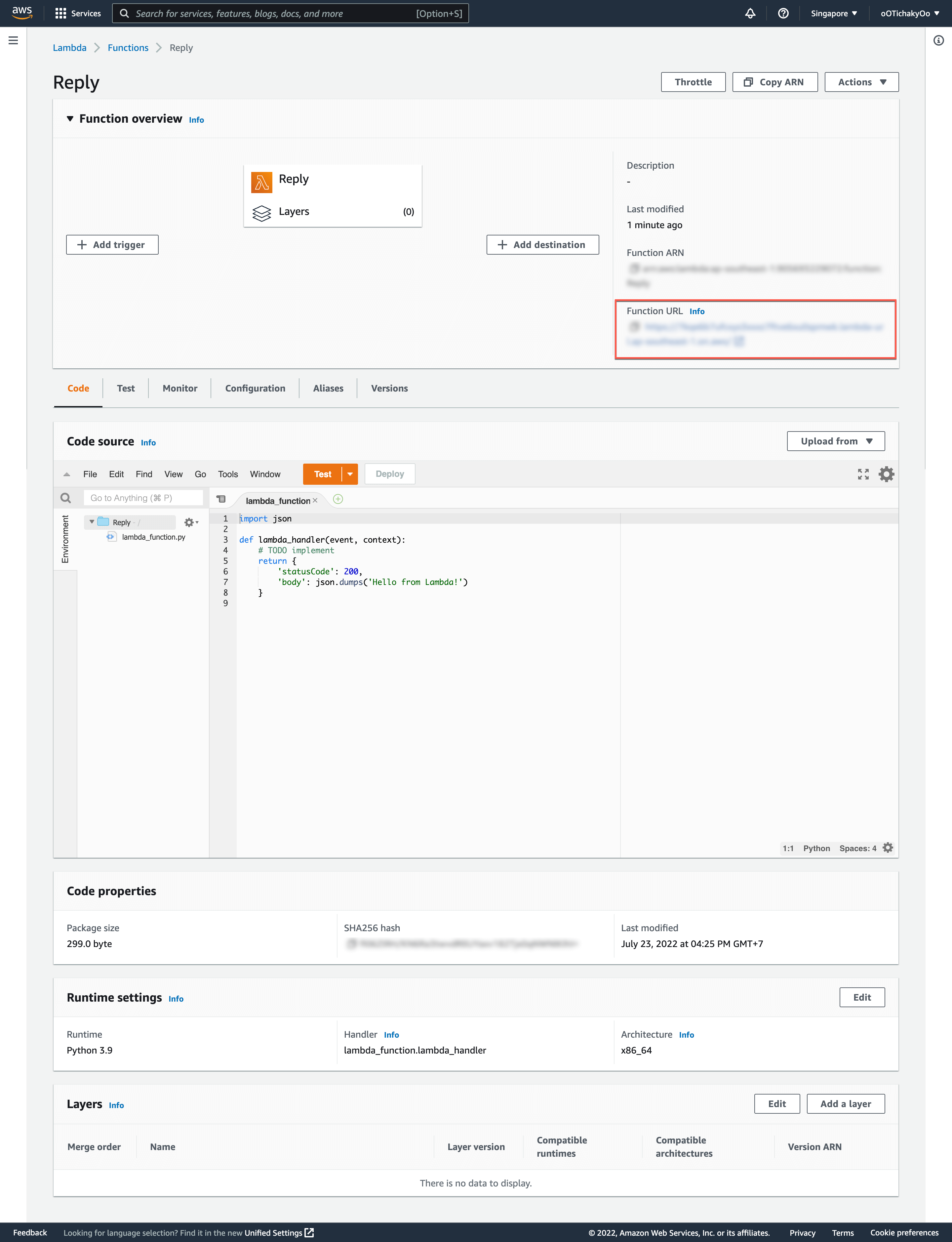 ทำ Line Message API บน AWS Lambda - Tichaky Diary