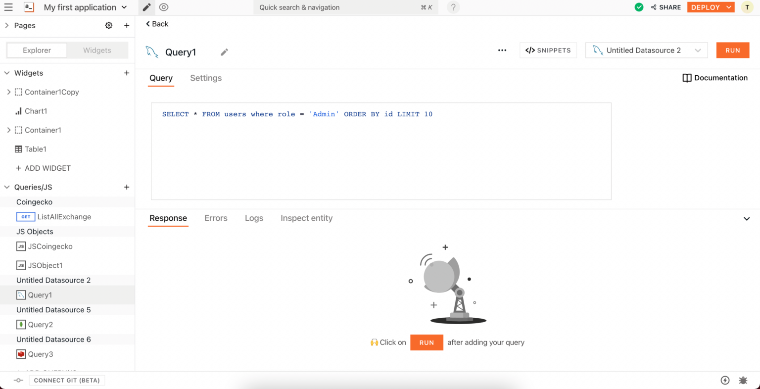 รีวิว Low Code Appsmith กัน - Tichaky Diary
