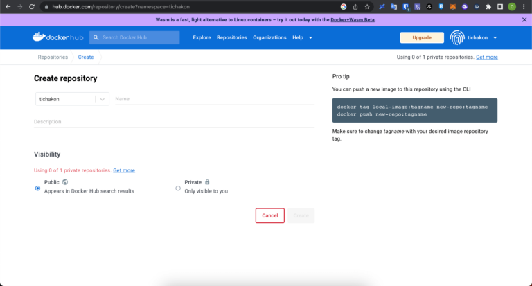 เอา Docker Image ขึ้น Docker Hub - Tichaky Diary