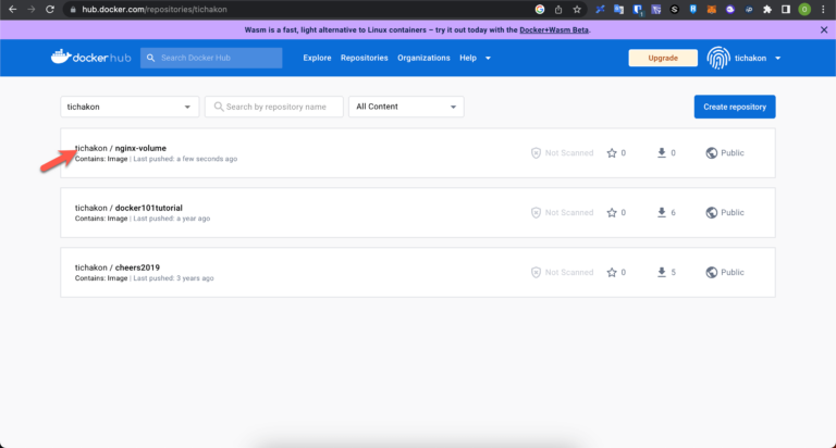 เอา Docker Image ขึ้น Docker Hub - Tichaky Diary
