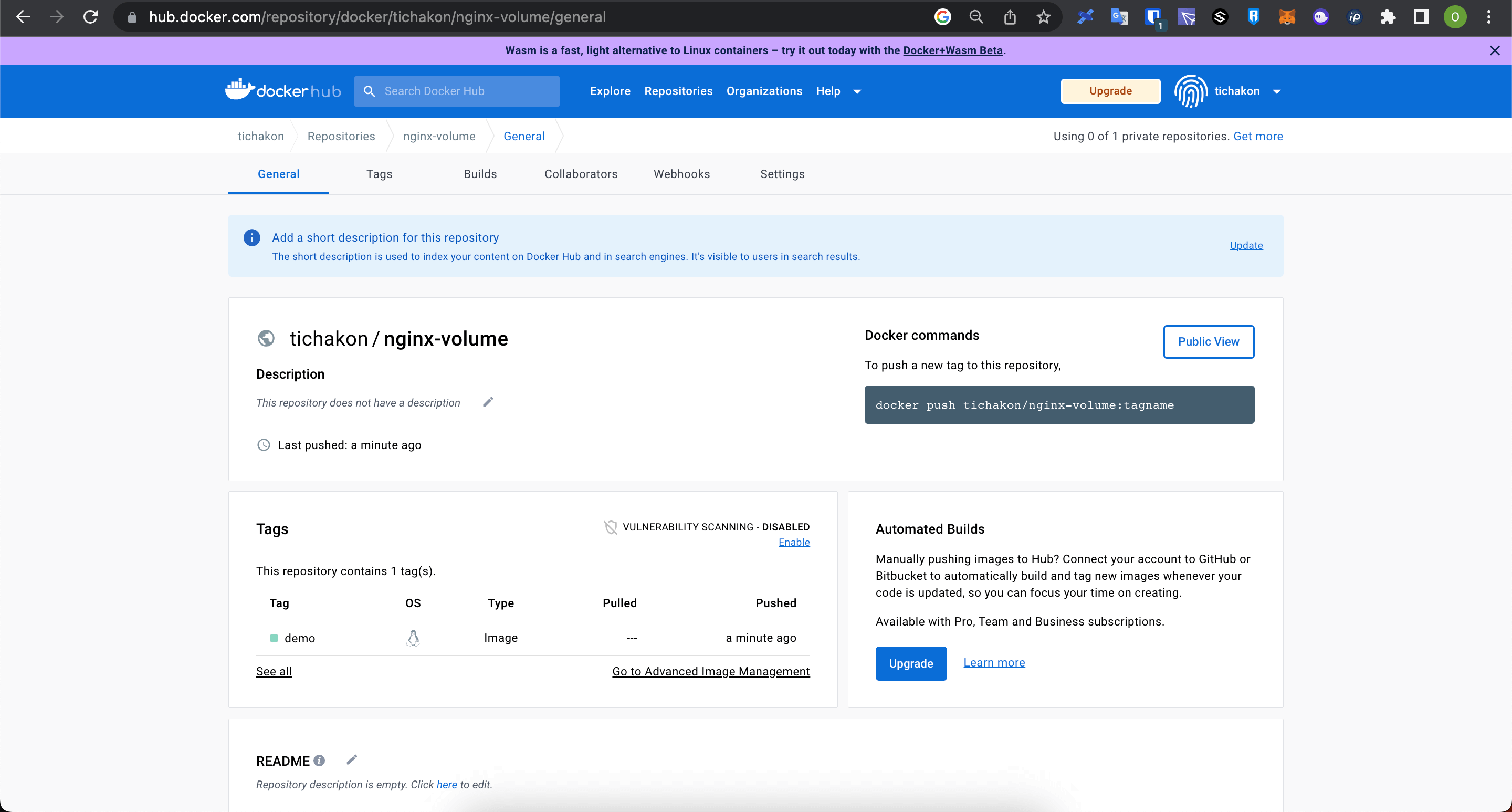 เอา Docker Image ขึ้น Docker Hub Tichaky Diary