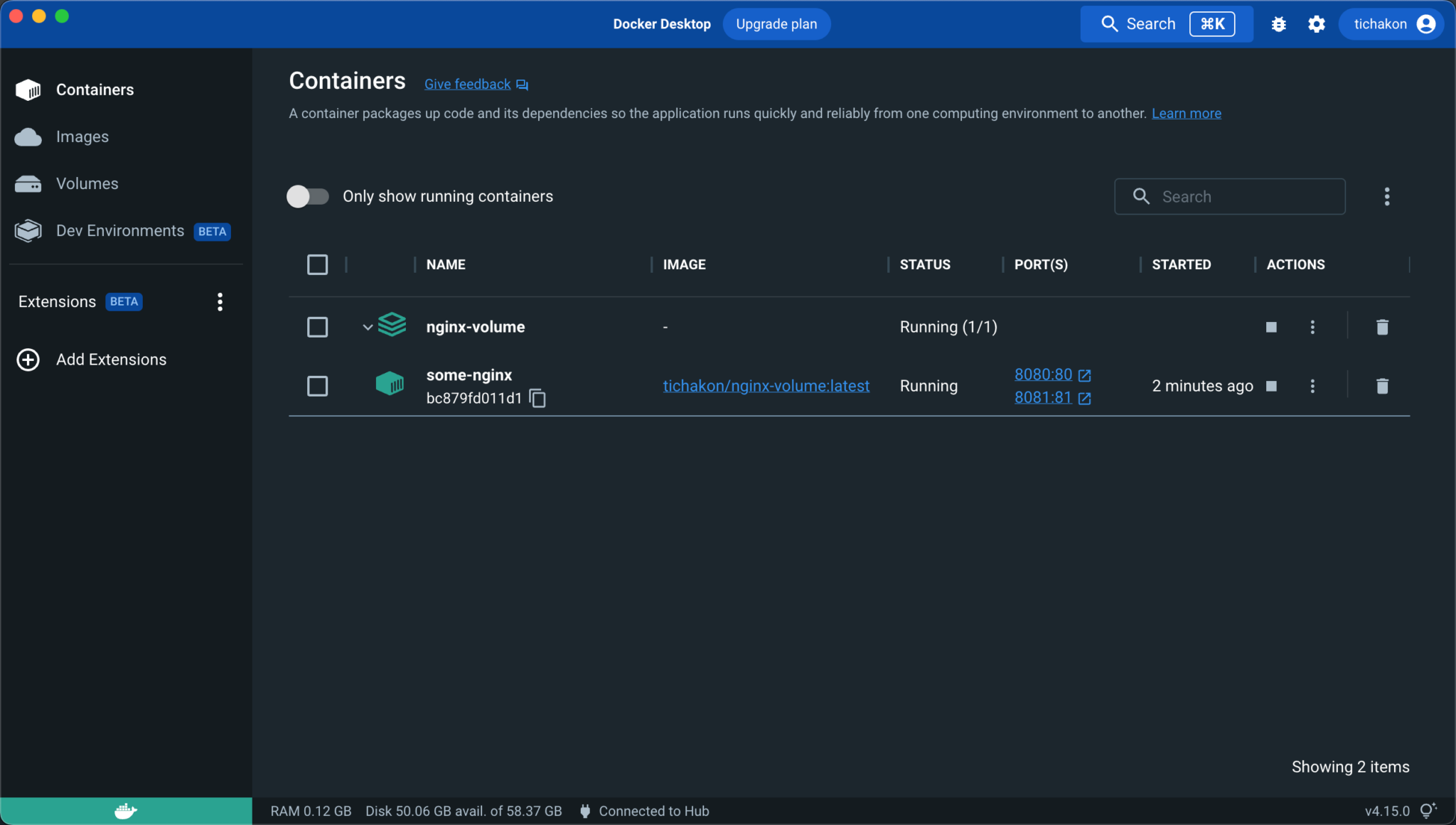 เอา Docker Image ขึ้น Docker Hub - Tichaky Diary