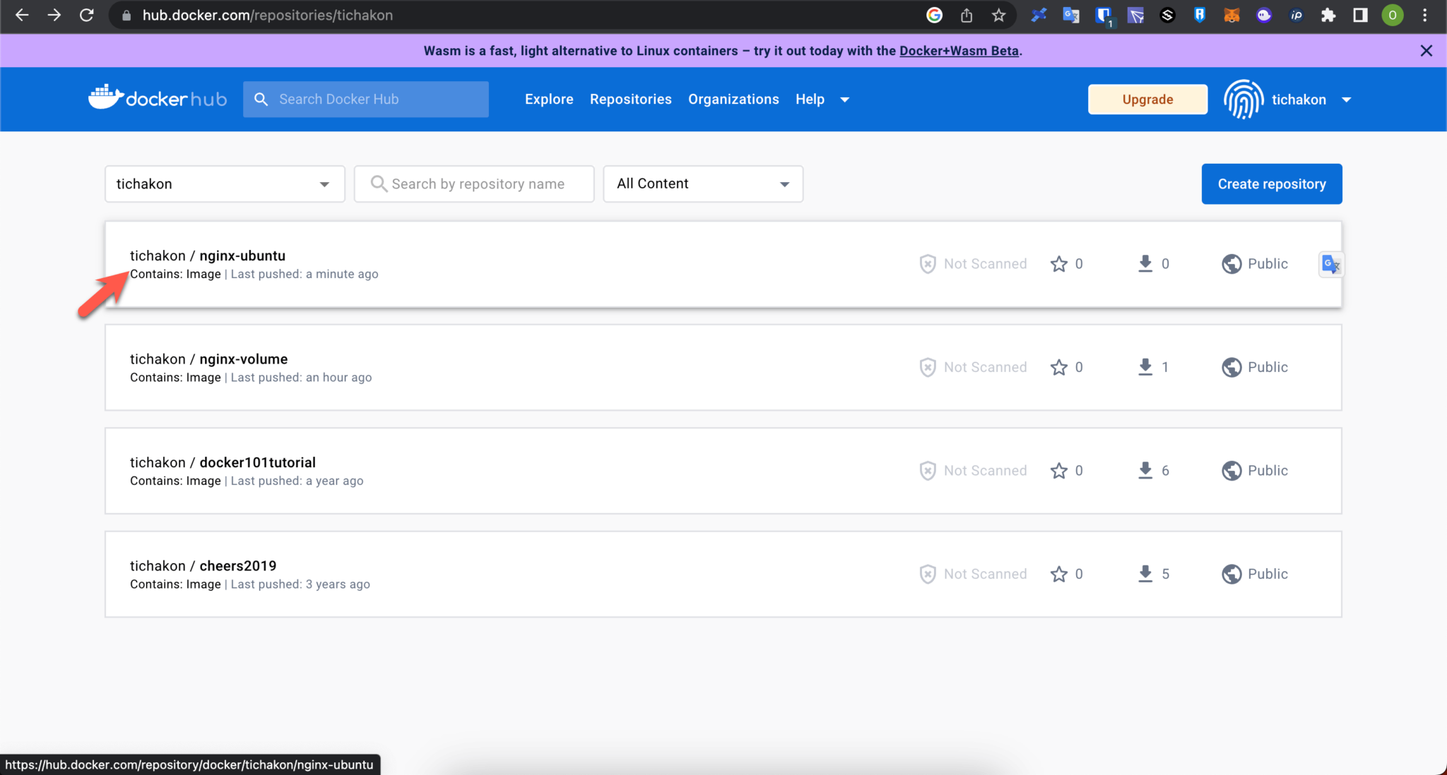 เอา Docker Image ขึ้น Docker Hub - Tichaky Diary