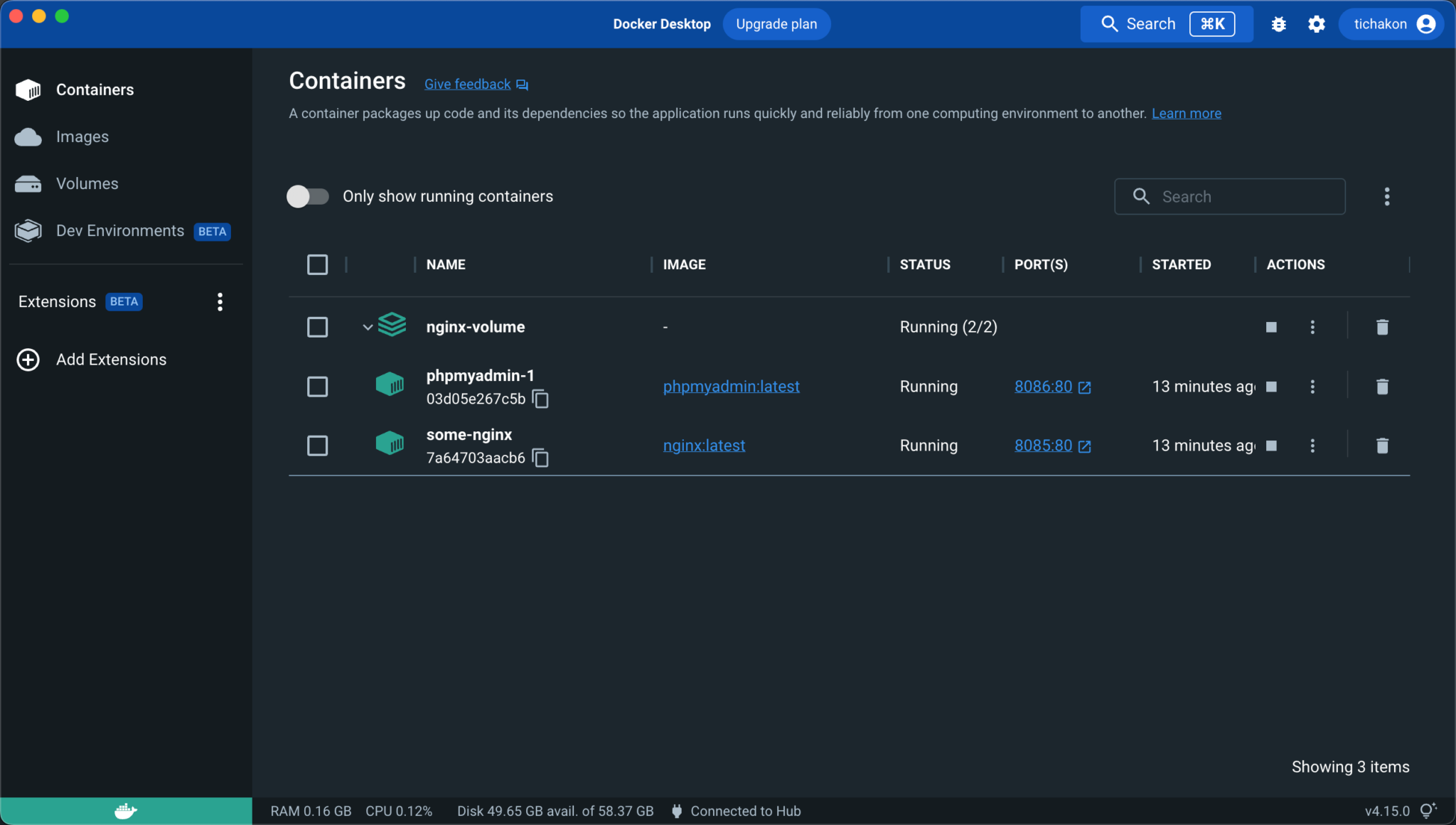 เอา Docker Image ขึ้น Docker Hub - Tichaky Diary